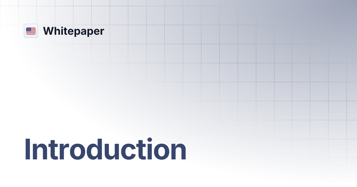 2.1. Introduction | Whitepaper